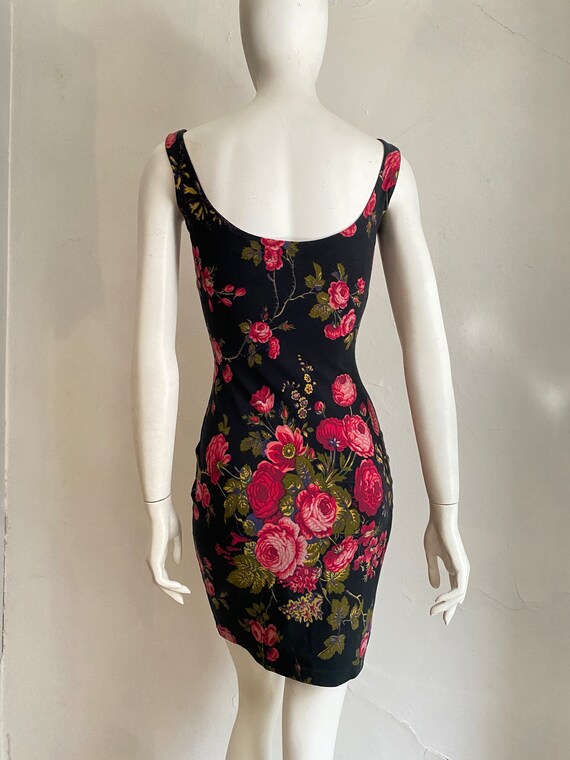 Vintage 1994 BETSEY JOHNSON Victorian Rose Punk Label… - Gem