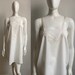 Vintage 1900s Edwardian Whites Night Shift With Drawnwork L - Etsy