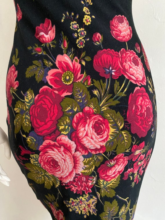 Vintage 1994 BETSEY JOHNSON Victorian Rose Punk Label… - Gem