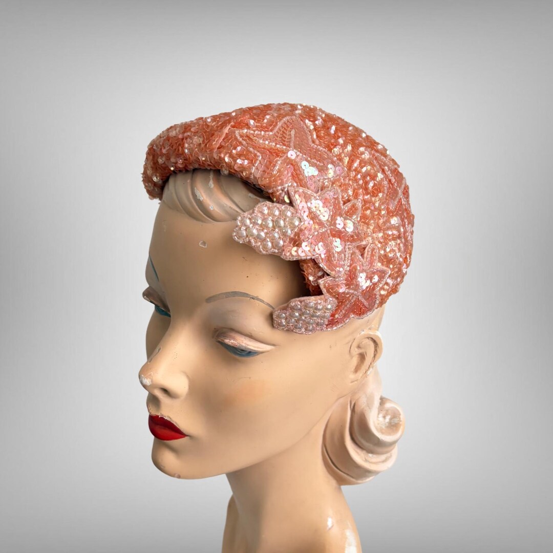 Vintage 1950s EVELYNVARON Beaded Sequined Sparkling Embellished ...