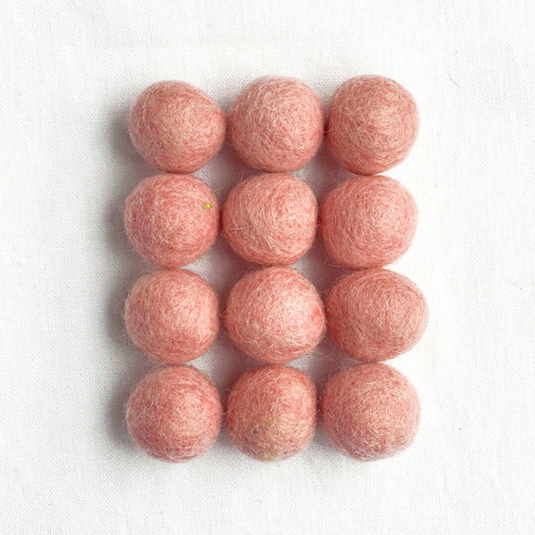 Lia Griffith Felt Balls 2cm Rose - Pack of 12 - Etsy