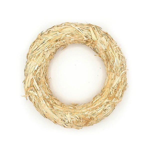 Straw Wreath - Etsy