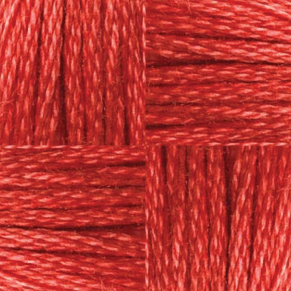 DMC Embroidery Floss - Very Dark Salmon 347 - Etsy