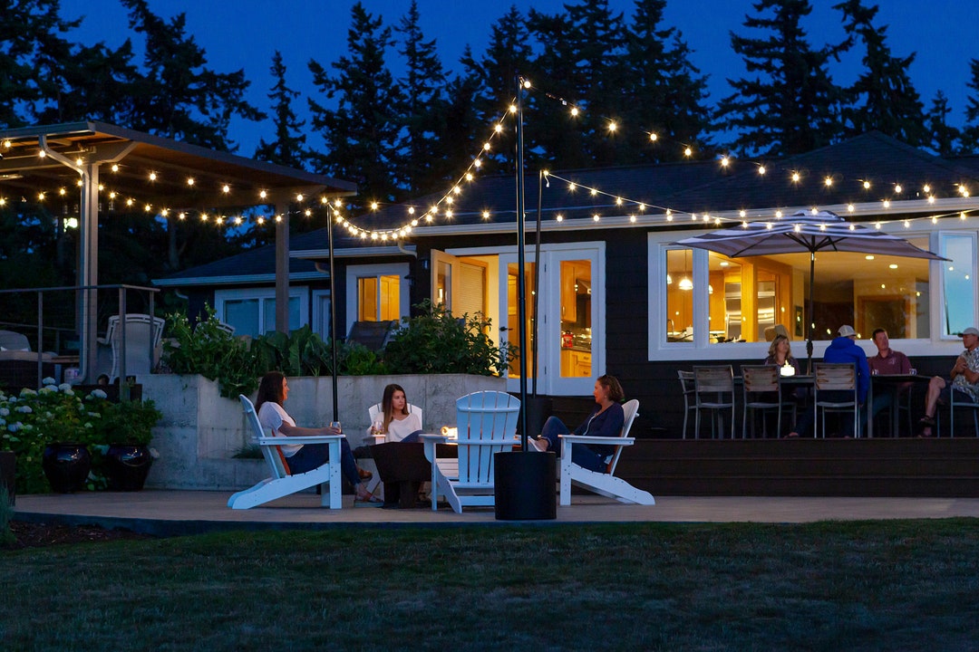 IYN Stands - String Light Pole Stand With Tank Base - Freestanding ...