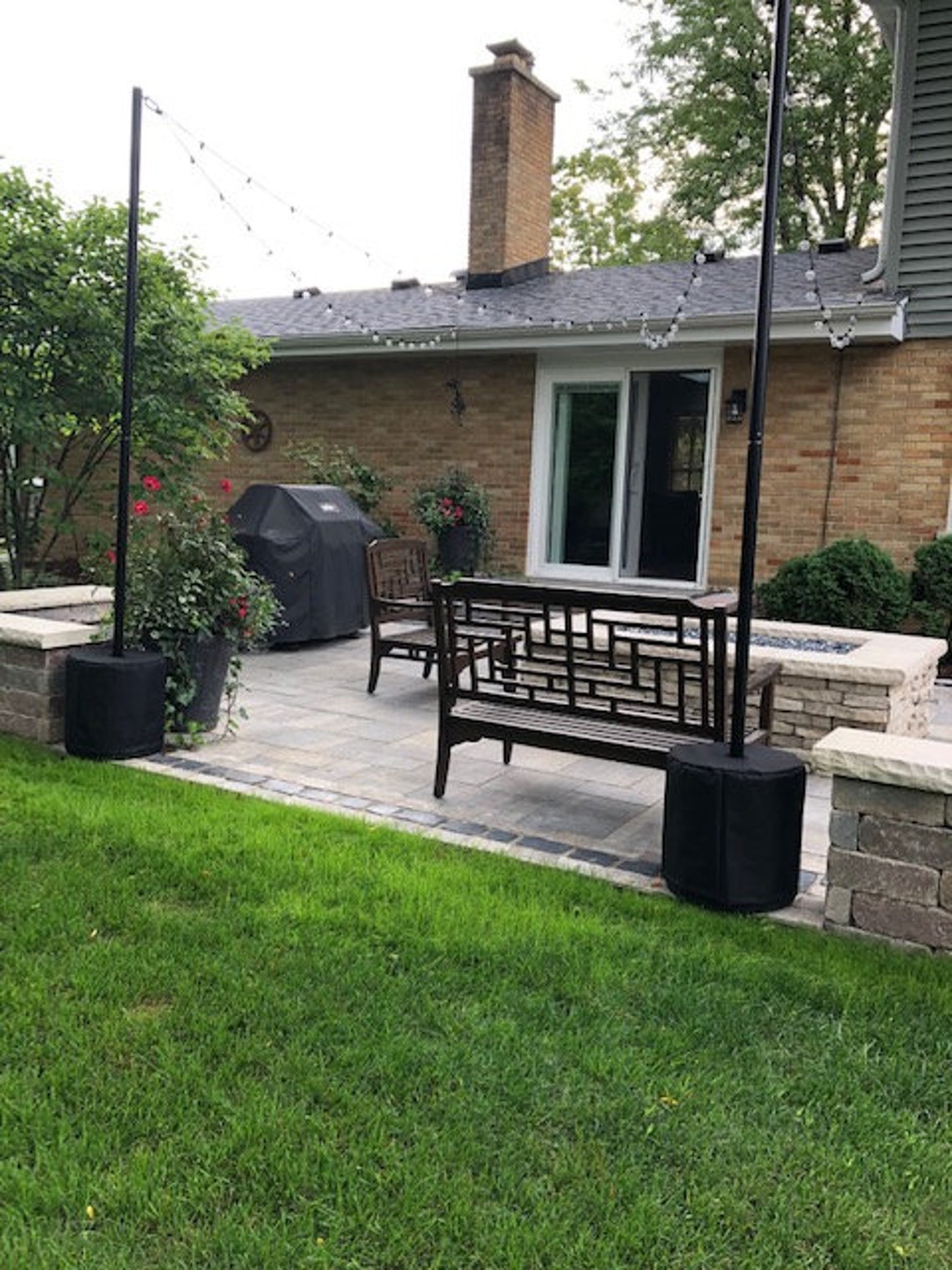 IYN Stands String Light Pole Stand With Tank Base - Etsy