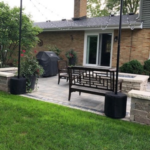 IYN Stands - String Light Pole Stand With Tank Base - Freestanding ...