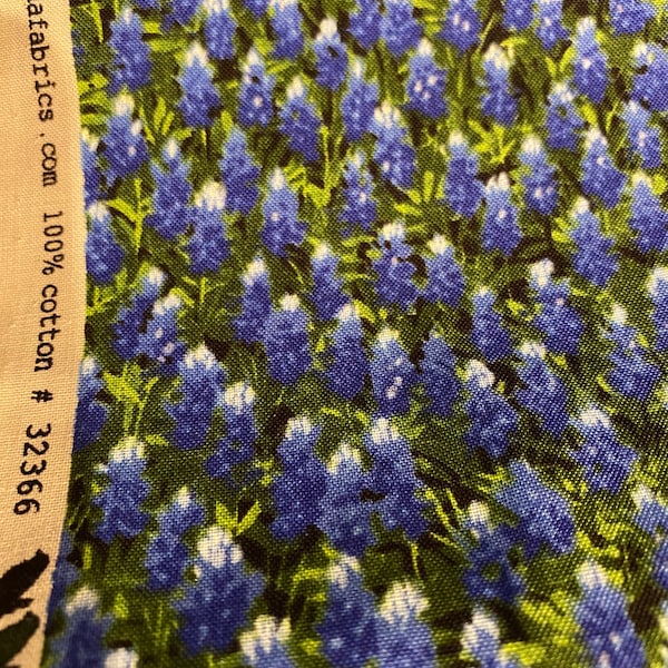 Bluebonnet Fabric - Etsy