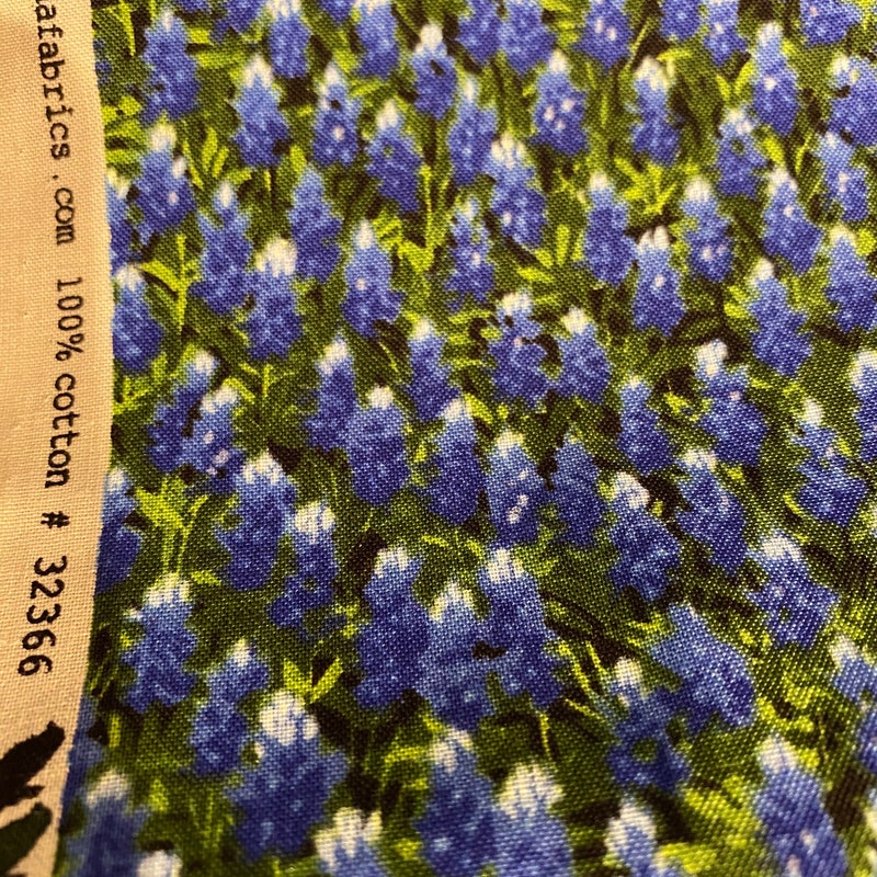 Bluebonnet Fabric - Etsy