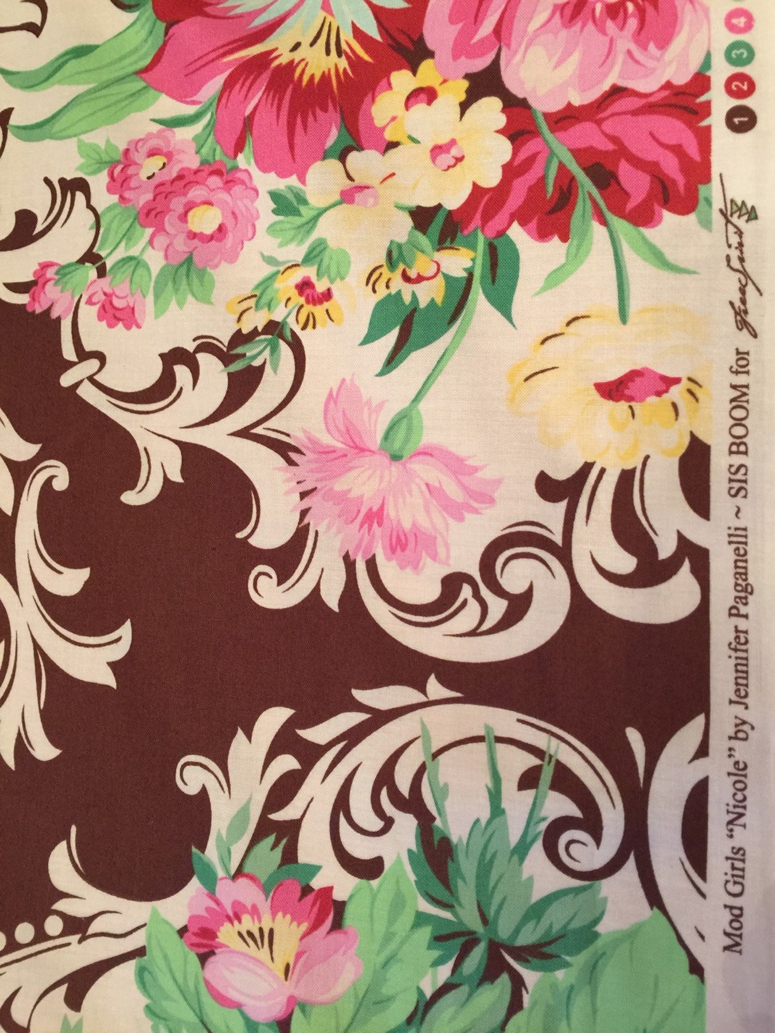 Nicole Mod Girls Jennifer Paganelli Sis Boom 1/2 Yard Free Spirit ...