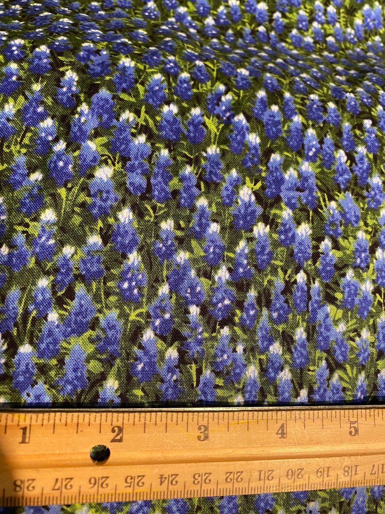 Moda Texas Bluebonnets Quilting Cotton Mask Fabric 1/2 Yd - Etsy