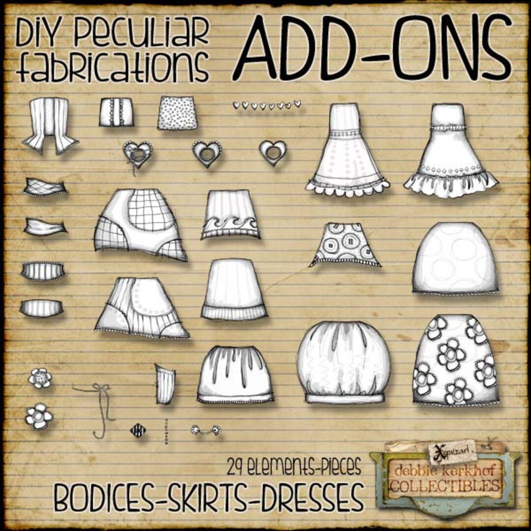 Digi-stamps, Digital, Scrapbooking, Kit, Peculiar Fabrications ...