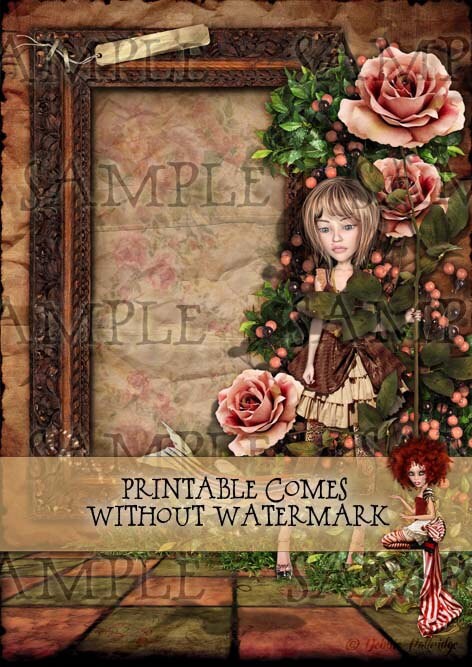 Printable Journal Page Roses - Etsy New Zealand