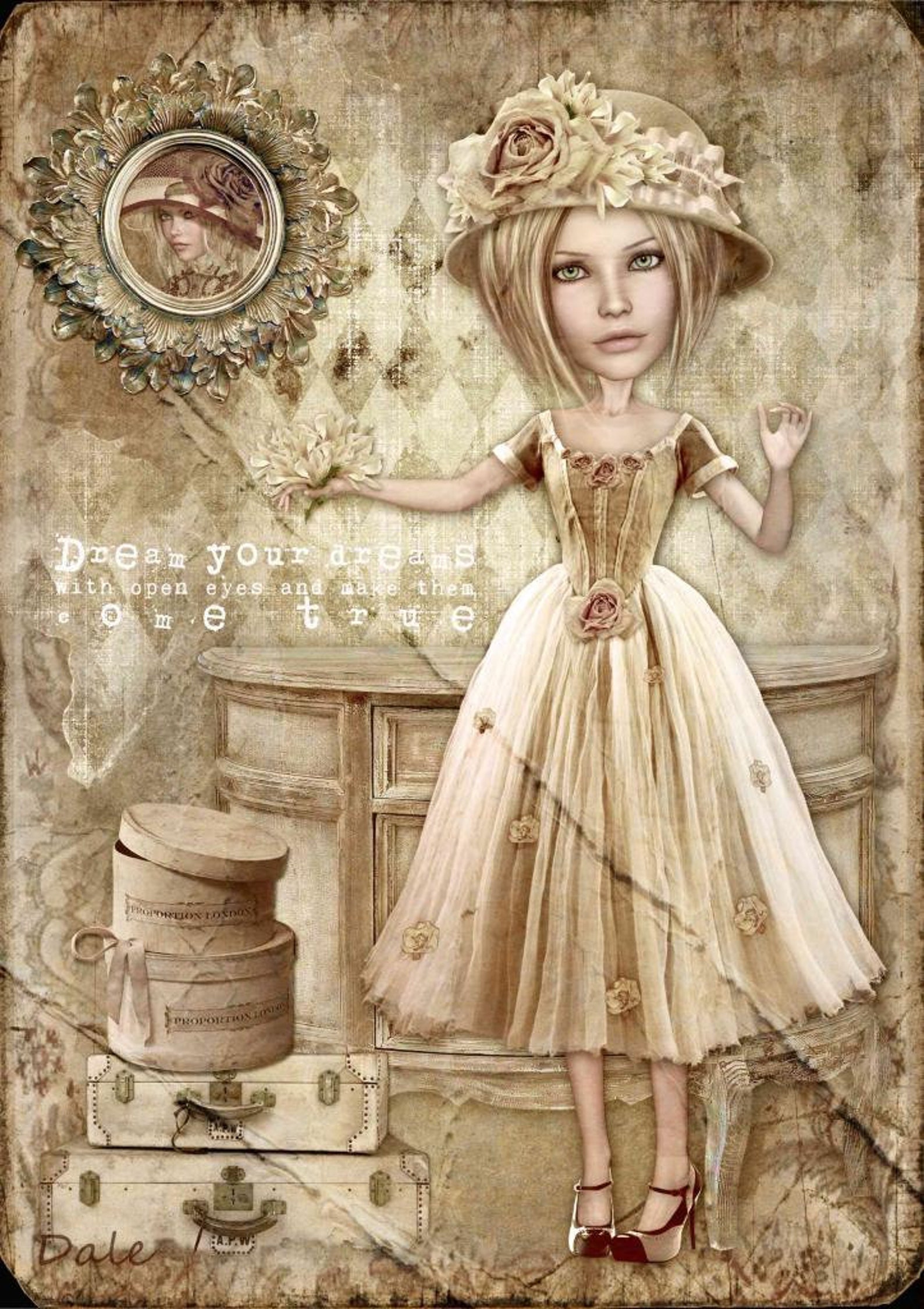 Digital Papers Colur Me Sepia Printable Collage | Etsy