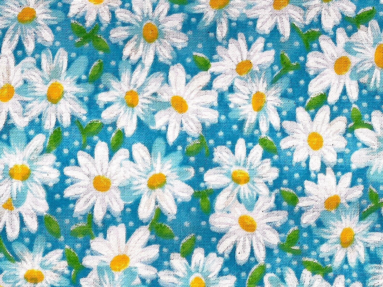 Daisy Fabric - Flower Fabric - Cotton Fabric - FL-253 - Etsy
