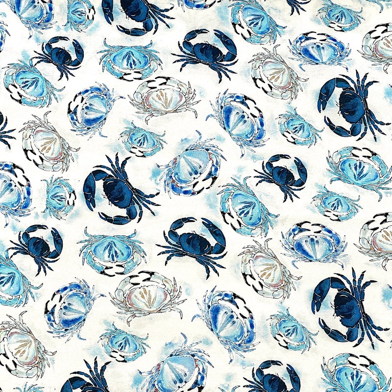 Crab Fabric - Etsy