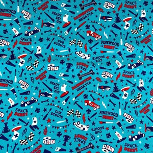 Cub Scouts Derby Teal - Cub Scout Fabric - MISC-61 - Etsy