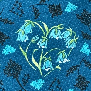 Blue Belle Fabric - Cotton Fabric - Quilting Fabric - FL-385 - Etsy