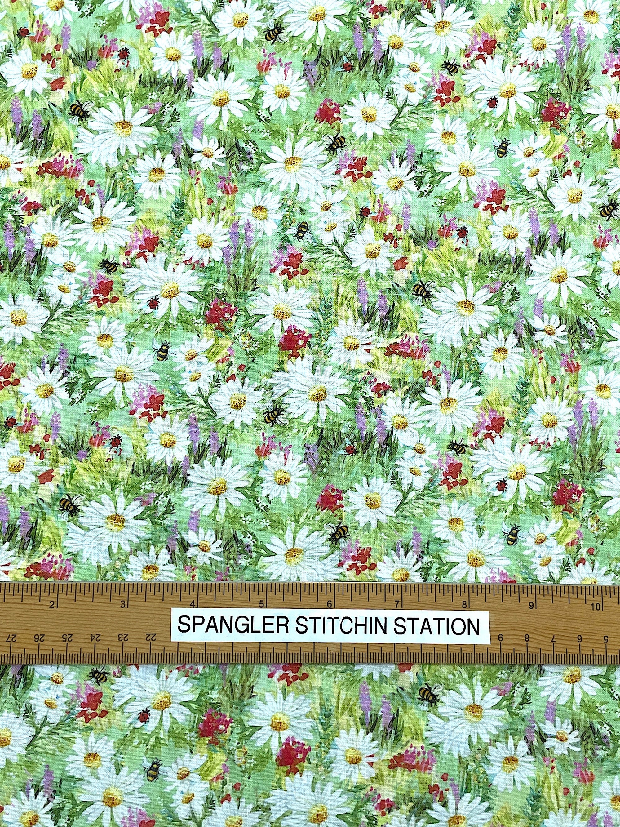 Flower Patch - Barnyard Babies - Flower Fabric - FL-417 - Etsy