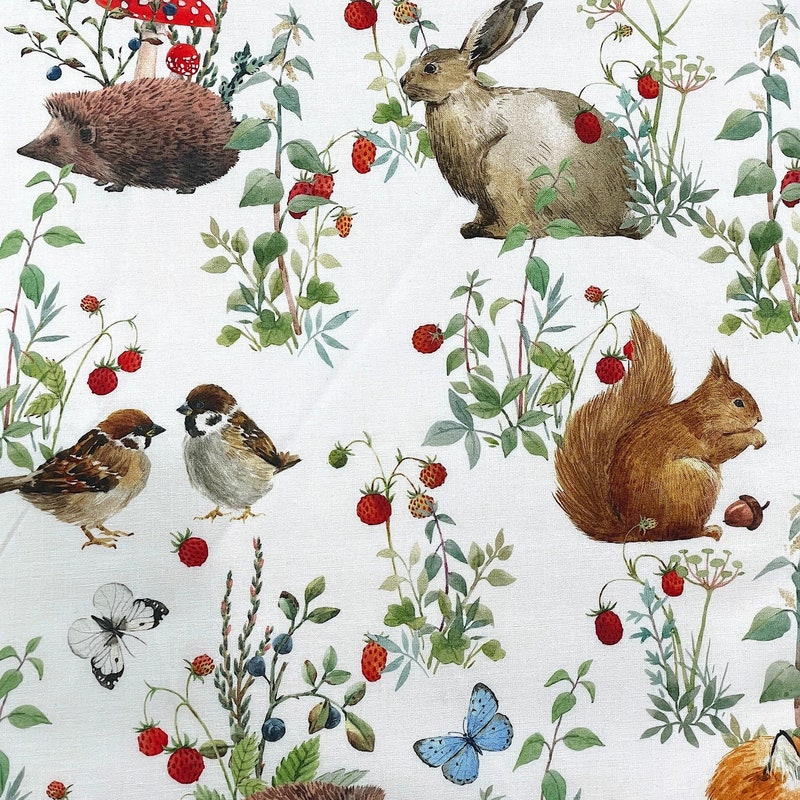 Hedgehog Fabric - Etsy