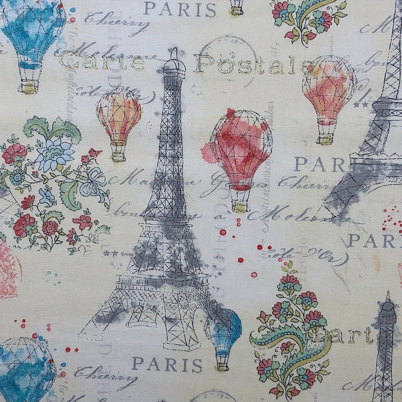 Paris Fabric - Etsy