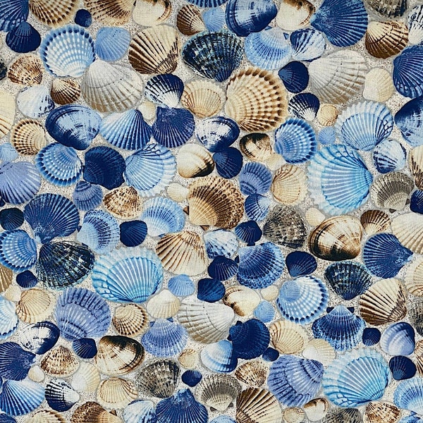 Seashell Fabric - Etsy