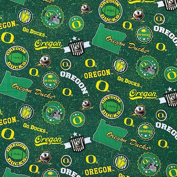 Oregon Ducks Fabric - Etsy