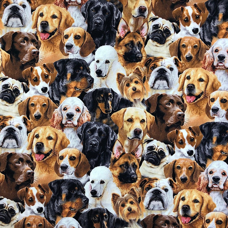 Dog Breed Fabric - Etsy