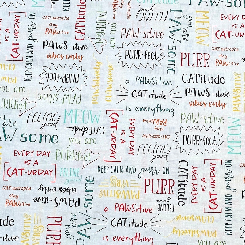 Words Saying Fabric - Etsy