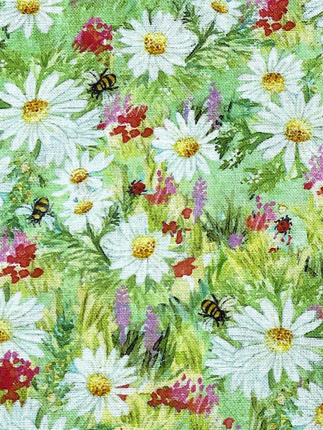 Flower Patch - Barnyard Babies - Flower Fabric - FL-417 - Etsy