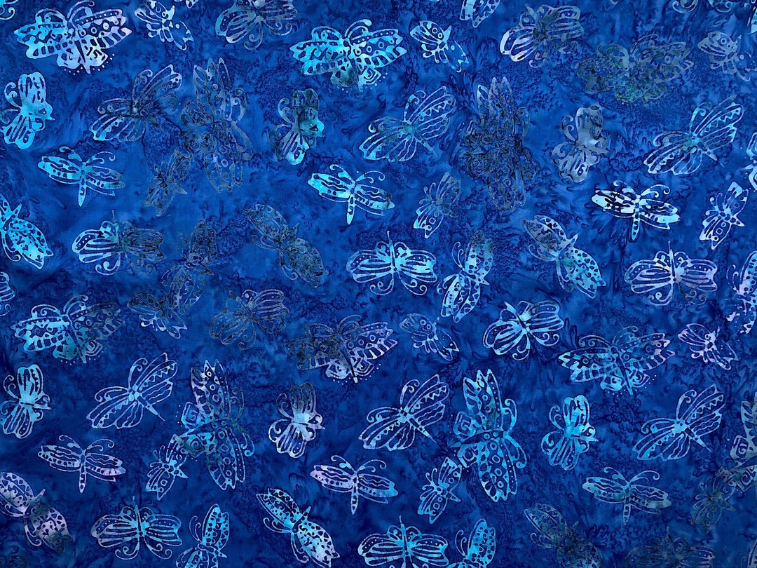 Flying Colors Batik Dragonfly - Batik Fabric - Dragonfly Fabric -BATIK ...