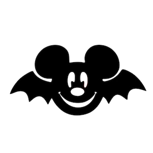 Mickey Mouse Halloween Bat Decal | Disney Decal | Disney Mickey Mouse ...