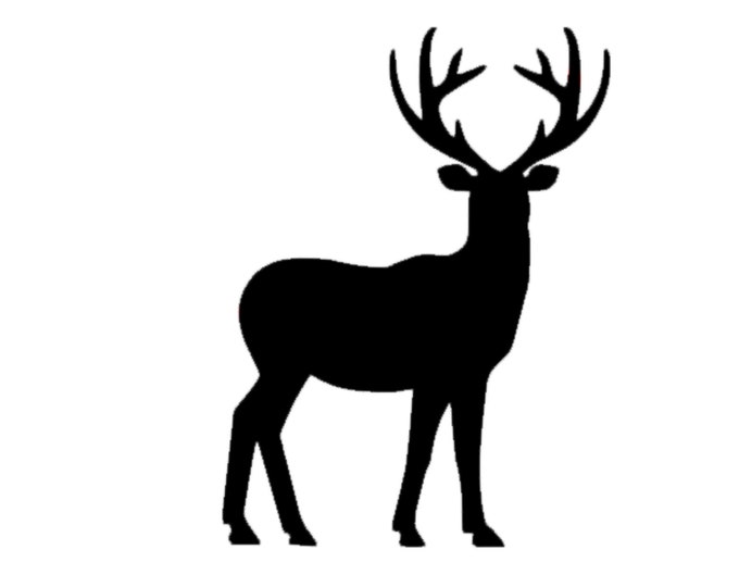 Buck Decal | Deer Decal | Deer Sticker | Buck Vinyl Decal | Standing ...