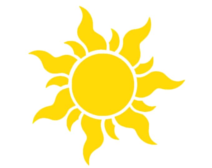 Rapunzel Sun Disney Magic Band Decal | Disney Tangled Decal | Disney ...