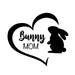 Bunny Mom Quote Decal | Bunny Mom Decal | Animal Lover Quote Decal ...