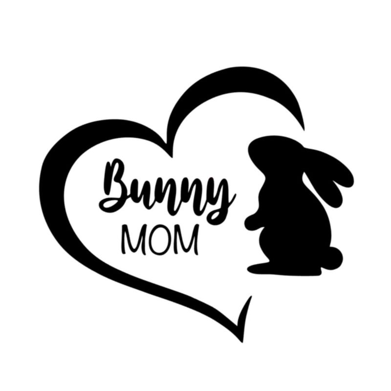 Bunny Wall Decal - Etsy