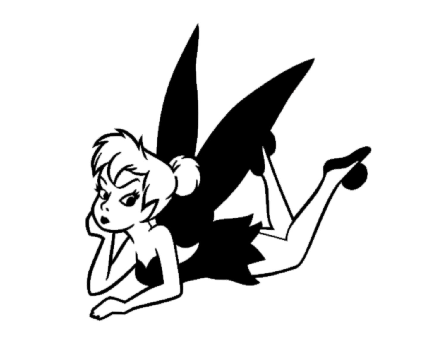 Tinkerbell Decal Disney Decal Disney Tinkerbell Sticker Etsy