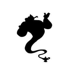 Genie From Disney's Aladdin Disney Decal | Disney Genie Decal | Disney ...
