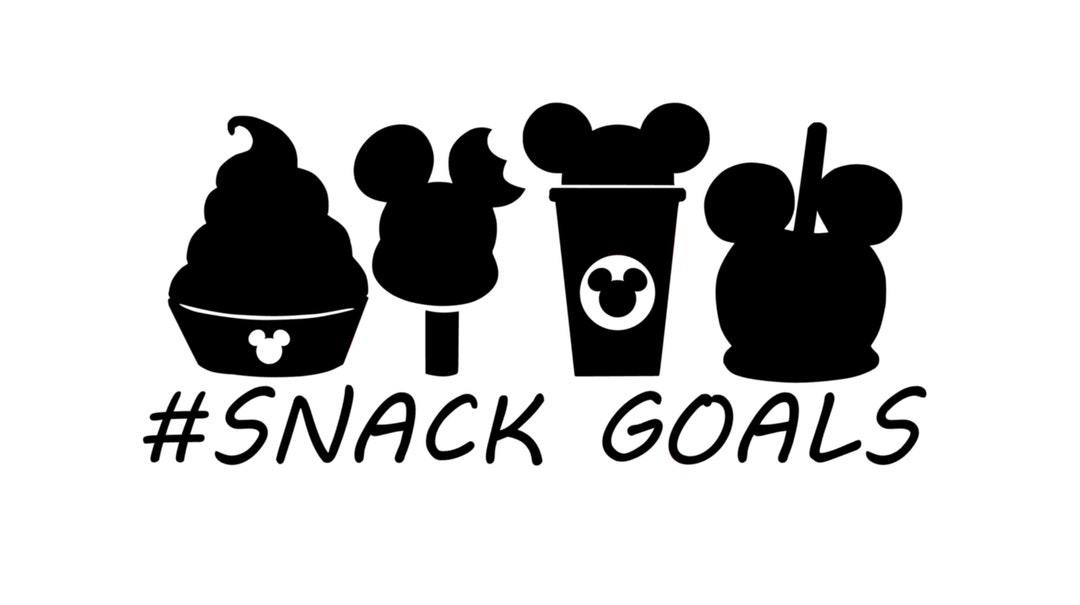 Disney Snack Goals Decal Disney Decal Disney Snack Sticker Disney Dole ...