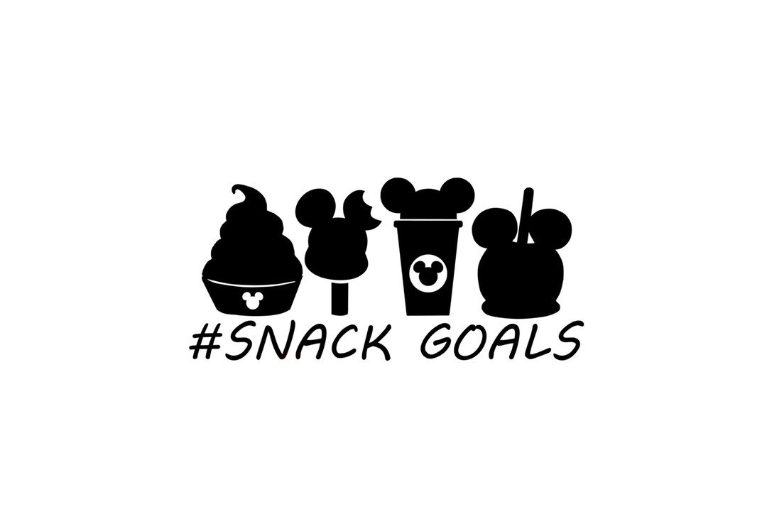 Disney Snack Goals Decal | Disney Decal | Disney Snack Sticker | Disney ...