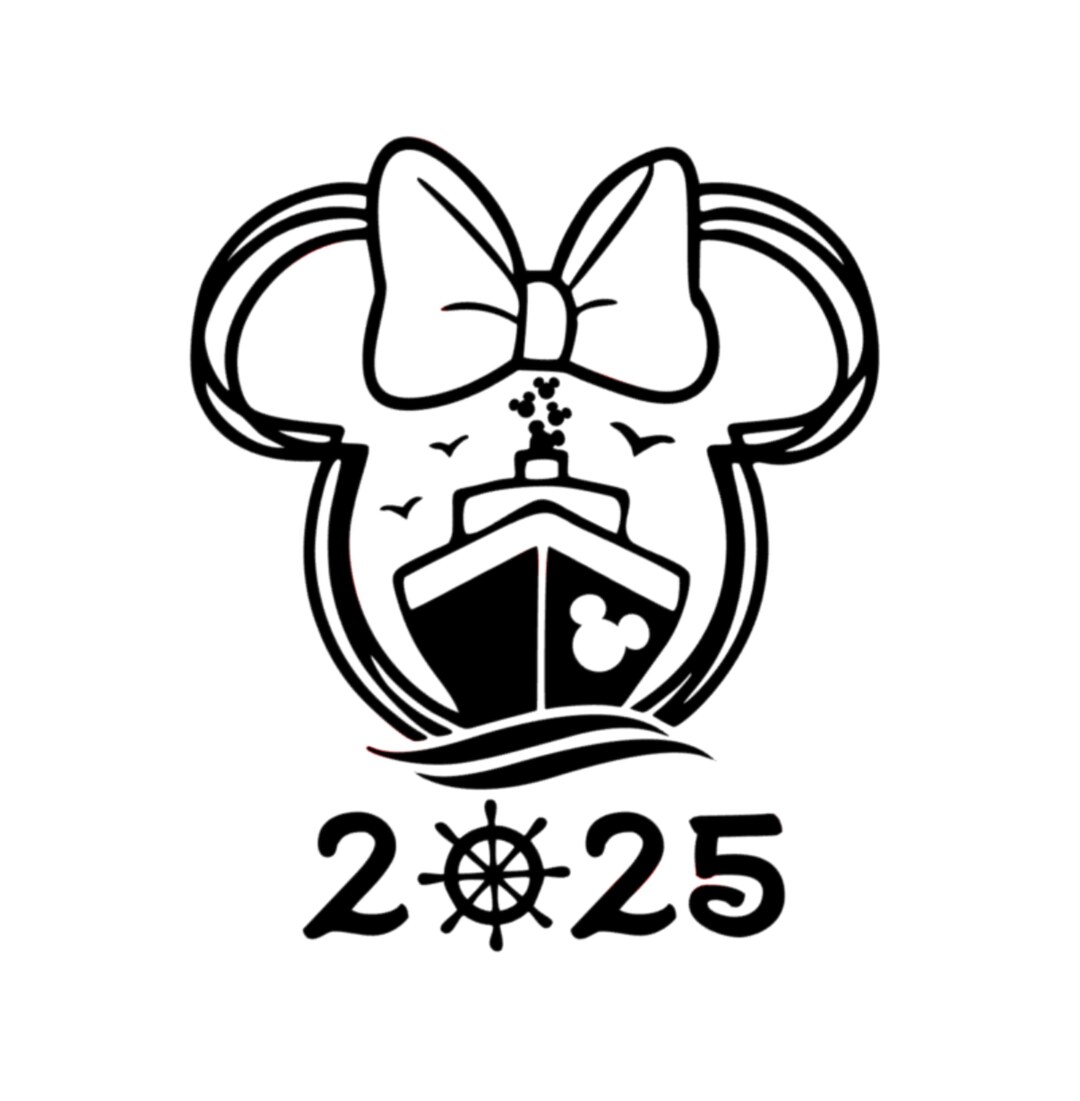 Disney Cruise Minnie Decal | Disney Cruise Decal | Disney Sticker ...