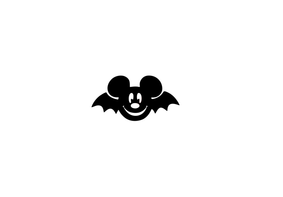 Mickey Mouse Halloween Bat Decal | Disney Decal | Disney Mickey Mouse ...