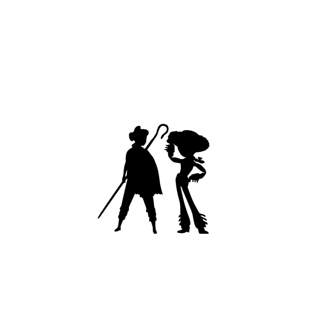 Disney Bo Peep and Jessie Decal | Toy Story Decal | Disney Bo Peep and ...