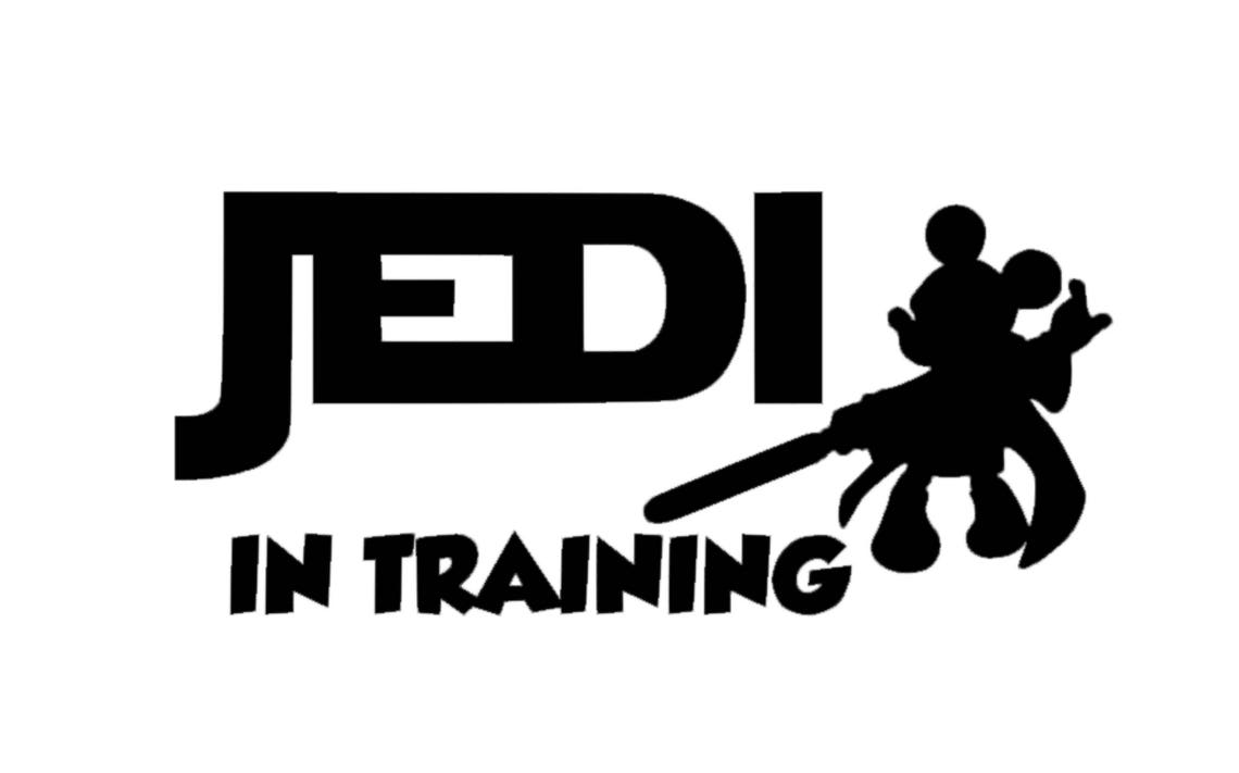 Jedi in Training Star Wars Decal Star Wars Decal Jedi | Etsy