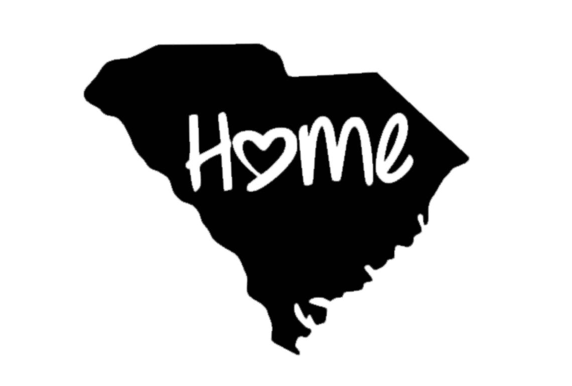 South Carolina State Decal Home Decal South Carolina | Etsy