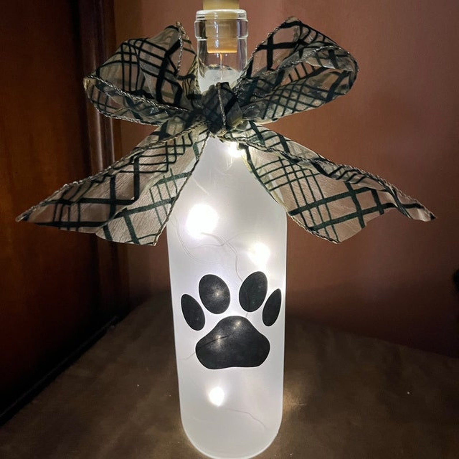 Paw Print Silhouette Decal | Dog Paw Decal | Home Decor | Love Pet ...