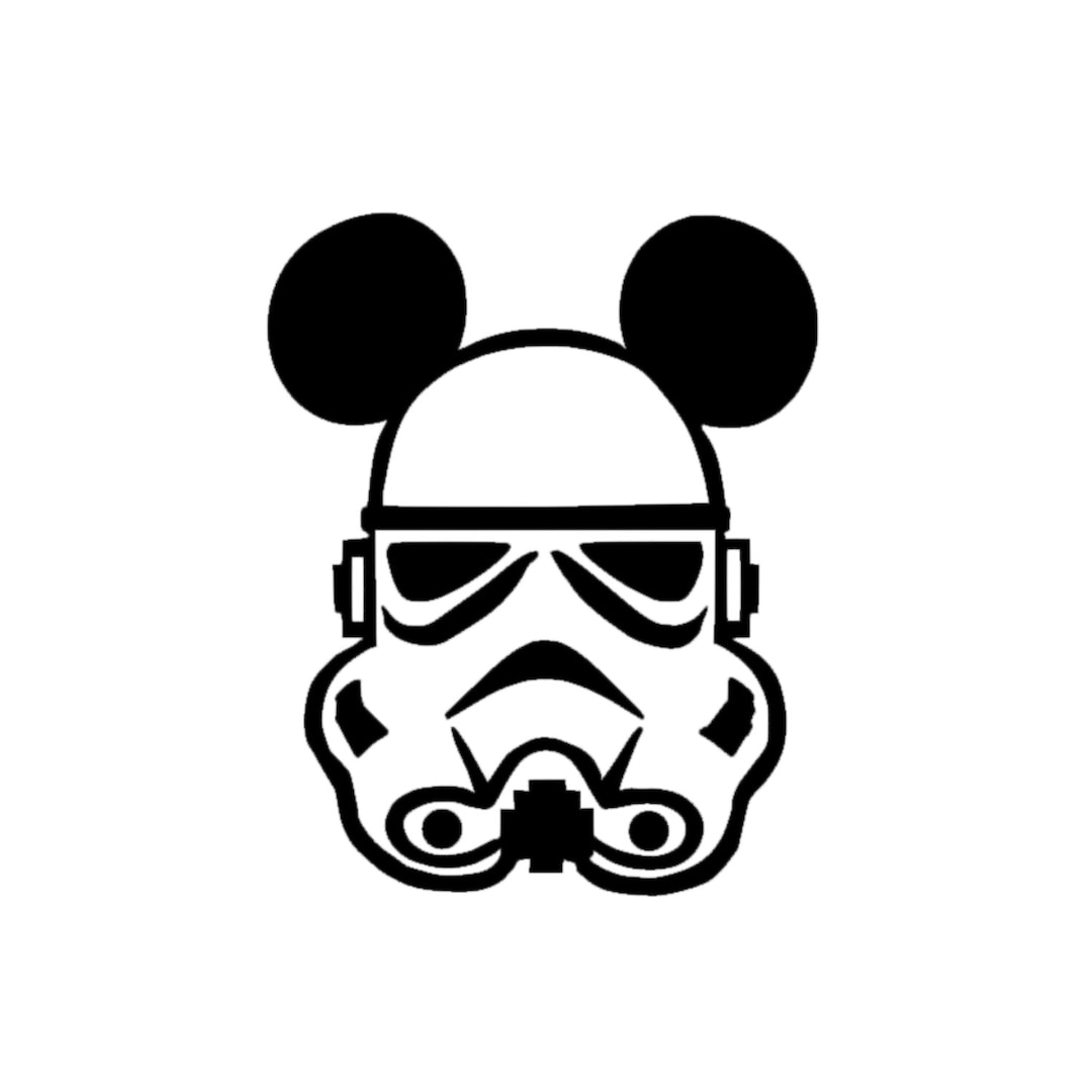 Storm Trooper Mickey Disney Magic Band Decal | Storm Trooper Mickey ...