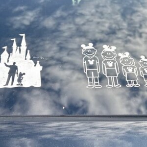 Disney Family Car Decal Set | Mickey Minnie Family Car Decal Set ...