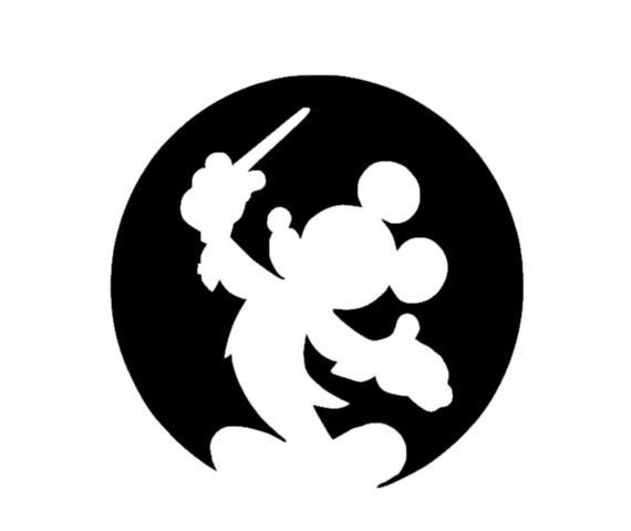 Mickey Mouse Conductor Decal Disney Mickey Decal Disney | Etsy