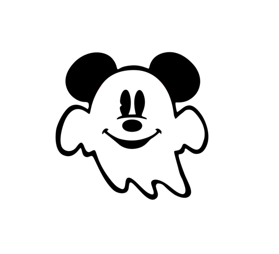 Mickey Mouse Halloween Ghost Decal Disney Decal Disney Mickey Mouse ...