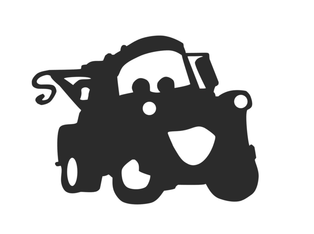Disney Tow Mater Decal | Disney Cars Decal | Disney Mater Tow Truck ...